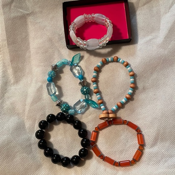Jewelry | Assorted Stretch Bracelets 5 Different Ones | Poshmark